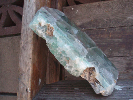 Crystal Wizard Fluorite Large Block Green and Purple 138, Fluorite, 138