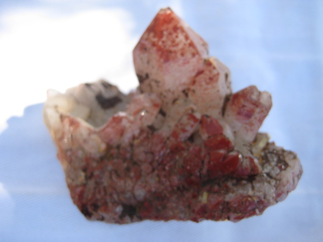 Crystal Wizard Red Orange River Quartz Cluster helps accept your lifes ...
