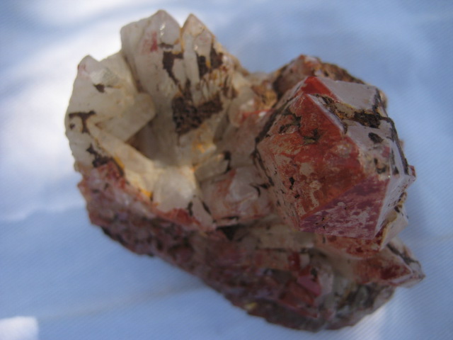 Crystal Wizard Red Orange River Quartz Cluster helps accept your lifes ...