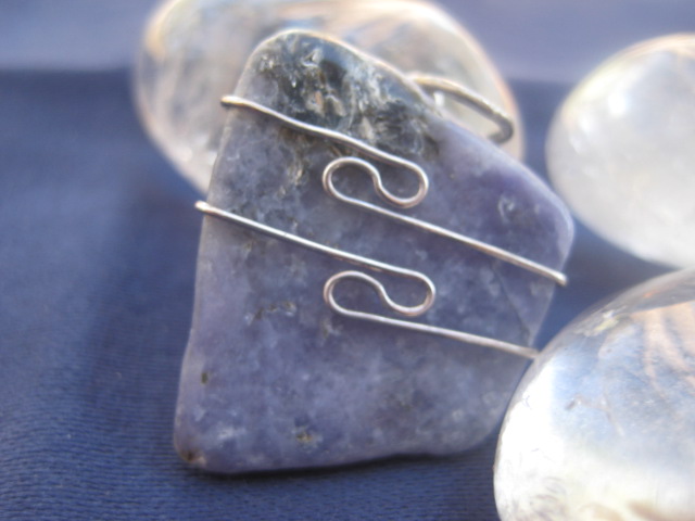 Crystal Wizard Blue Scapolite Pendant insight, persistance, self ...