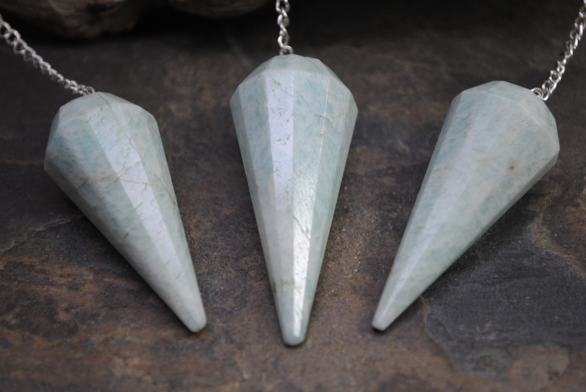 Crystal Wizard AMAZONITE CRYSTAL PENDULUMS" 4401, Amazonite, 4401